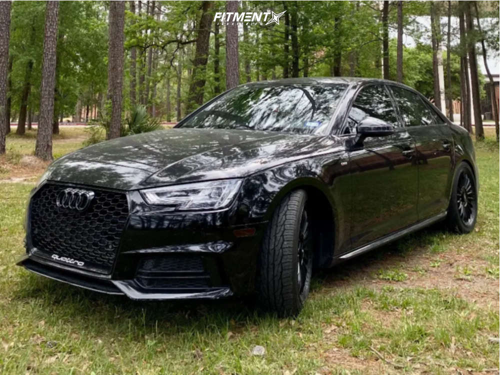 2017 Audi A4 Quattro Premium Plus with 19x8.5 Rotiform Buc-m and Toyo ...