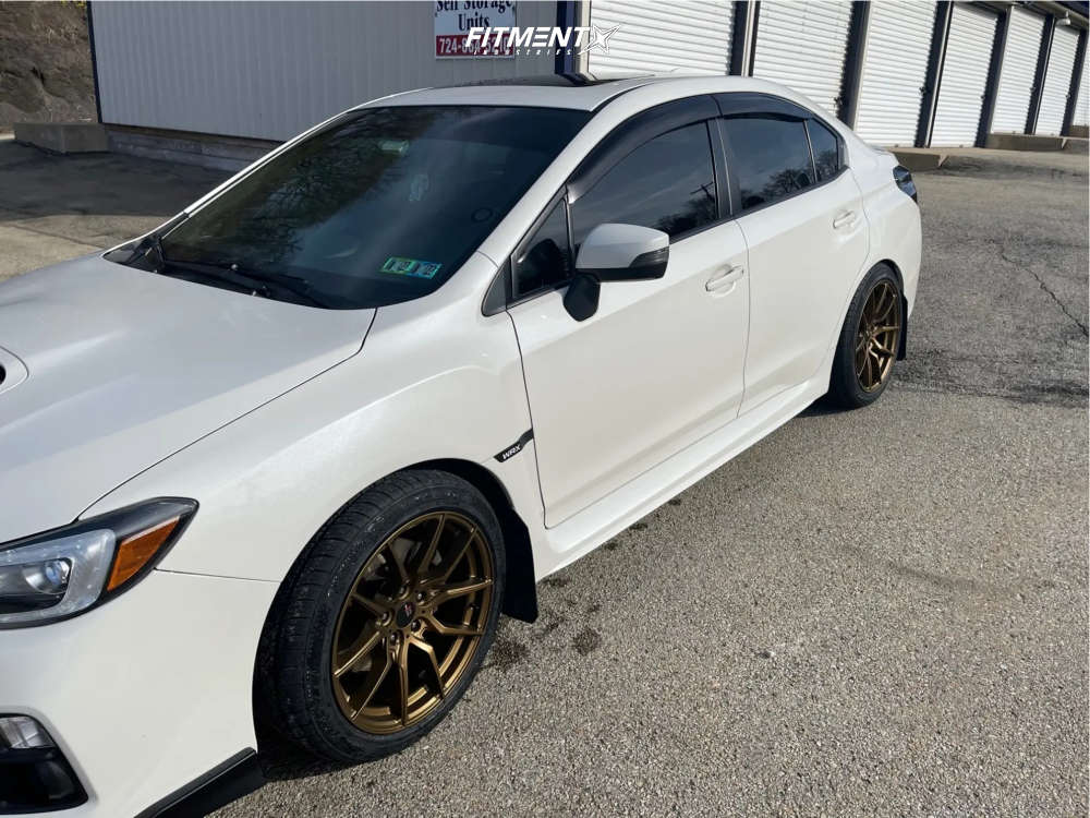 2017 Subaru WRX Limited with 18x9.5 Option Lab R716 and Vercelli 255x40 ...