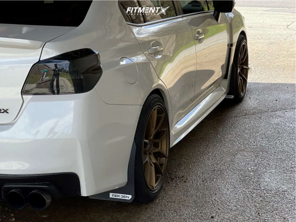 2017 Subaru WRX Limited with 18x9.5 Option Lab R716 and Vercelli 255x40 ...