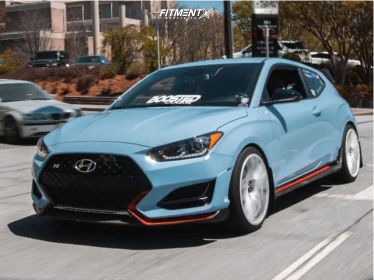2021 Hyundai Veloster N Base with 19x8.5 Vors TR4 and Michelin 235x35 ...
