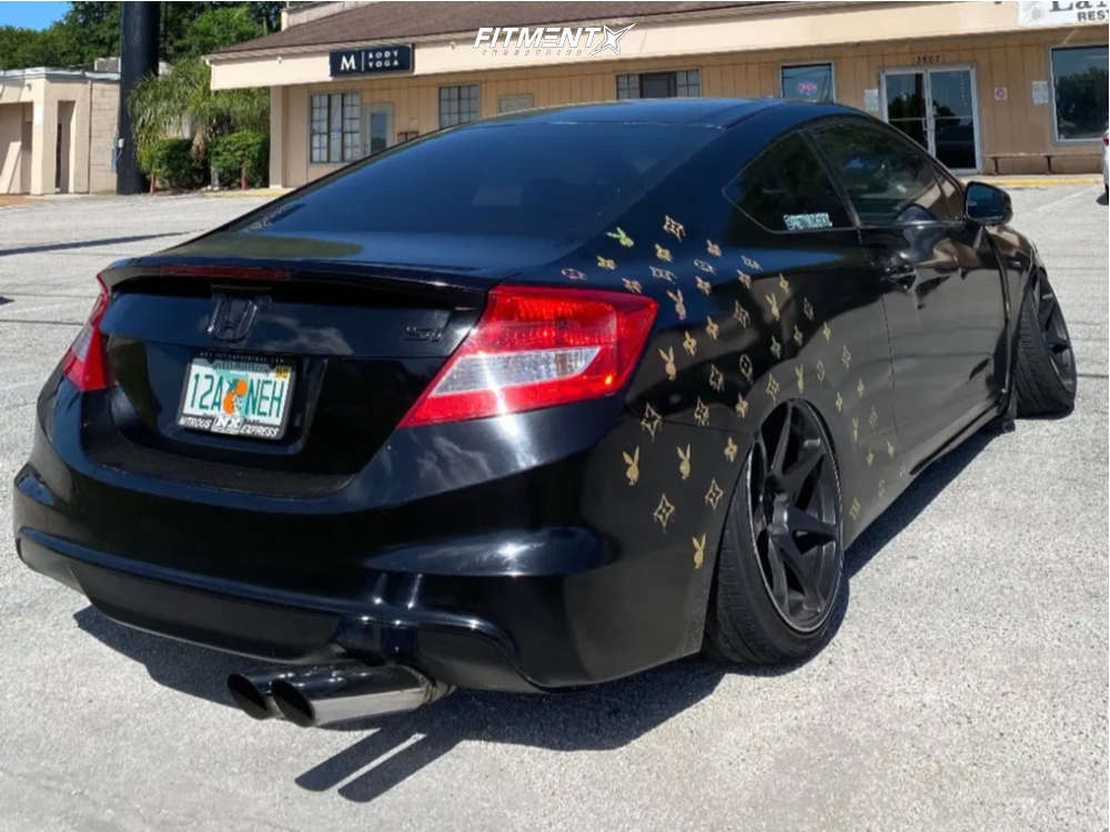2012 Honda Civic Si with 18x9.5 MB Wheels Battles and Achilles 225x40 ...