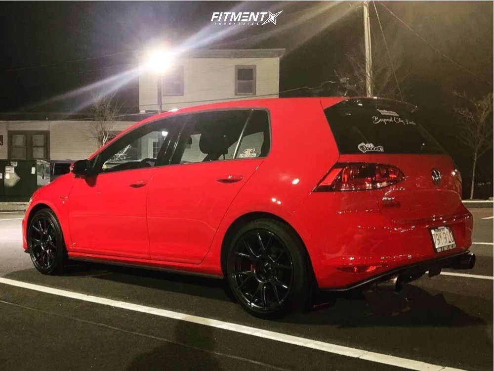 2017 Volkswagen GTI S with 18x8.5 Konig Ampliform and Vercelli 235x40 ...