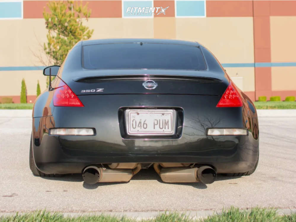 2006 Nissan 350Z Grand Touring with 18x9.5 Kansei Tandem and Goodyear ...