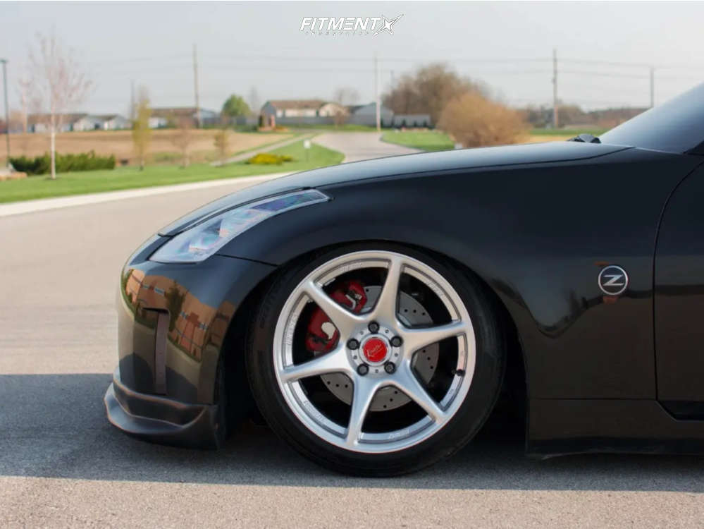 2006 Nissan 350Z Grand Touring with 18x9.5 Kansei Tandem and Goodyear ...