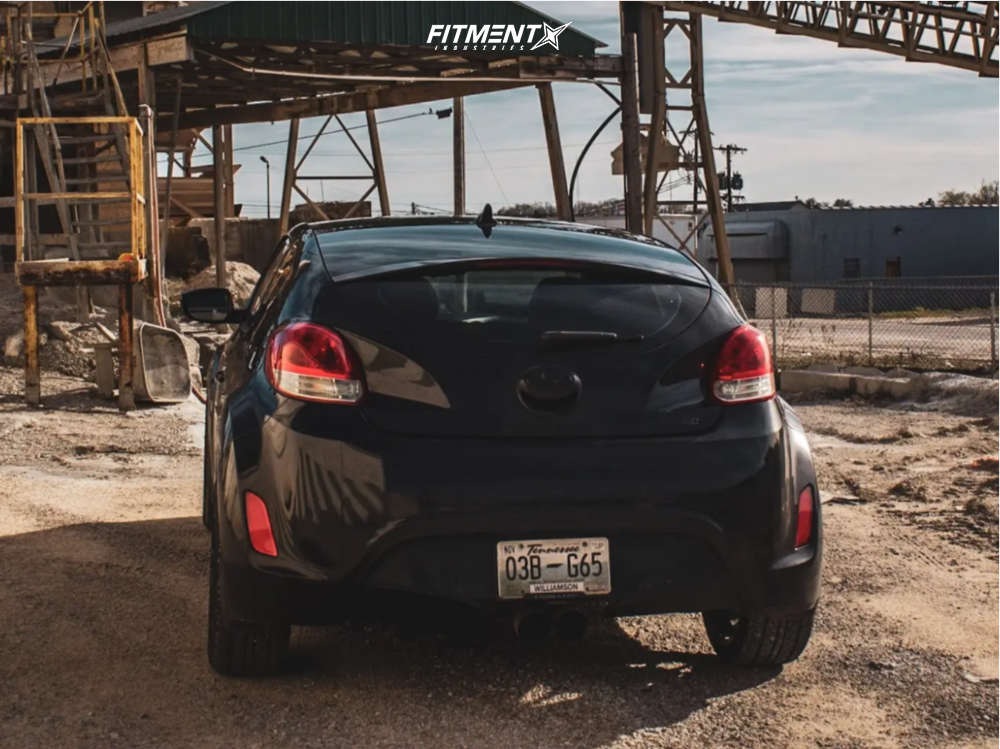 2012 Hyundai Veloster Base with 18x8 Konig Oversteer and Vercelli ...