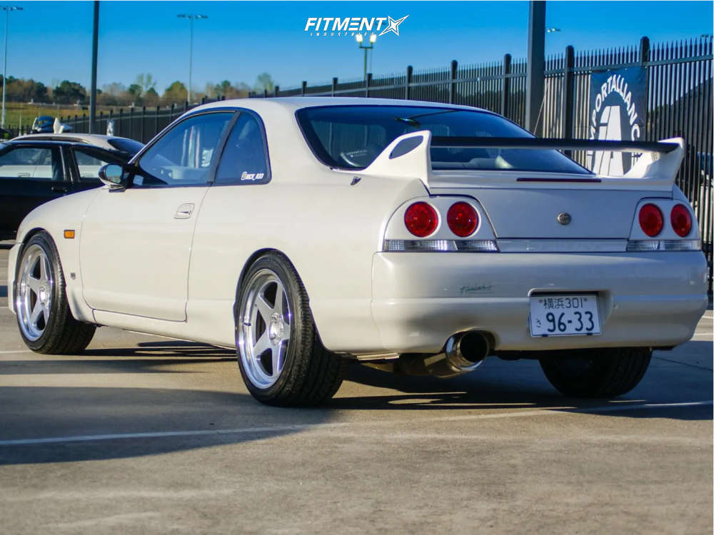 1996 Nissan Skyline GTS25T with 18x9.5 Kansei Knp and Yokohama 245x40 ...