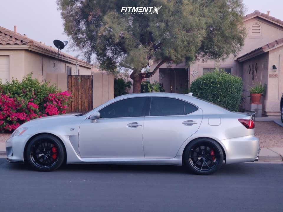 2008 Lexus IS F Base with 19x8.5 Aodhan Aff7 and Westlake 225x40 on ...