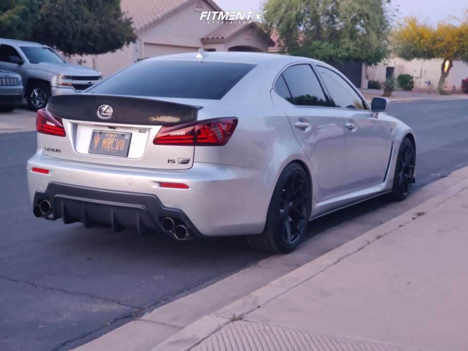 2008 Lexus IS F Base with 19x8.5 Aodhan Aff7 and Westlake 225x40 on ...