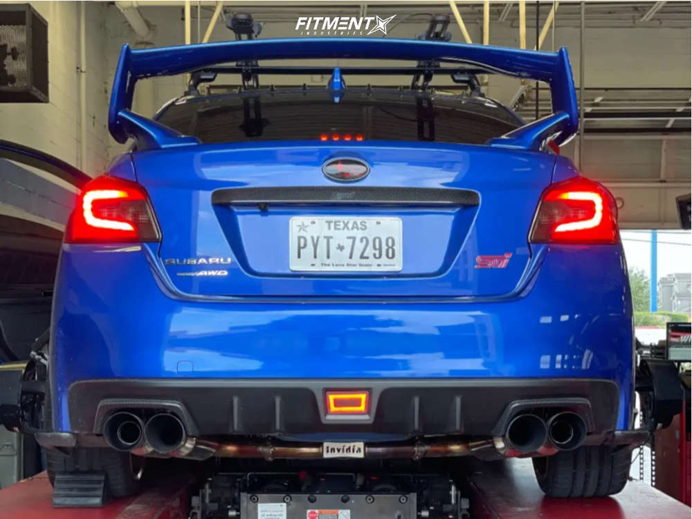 2021 Subaru WRX STI Limited with 19x9.5 Option Lab S718 and Michelin ...