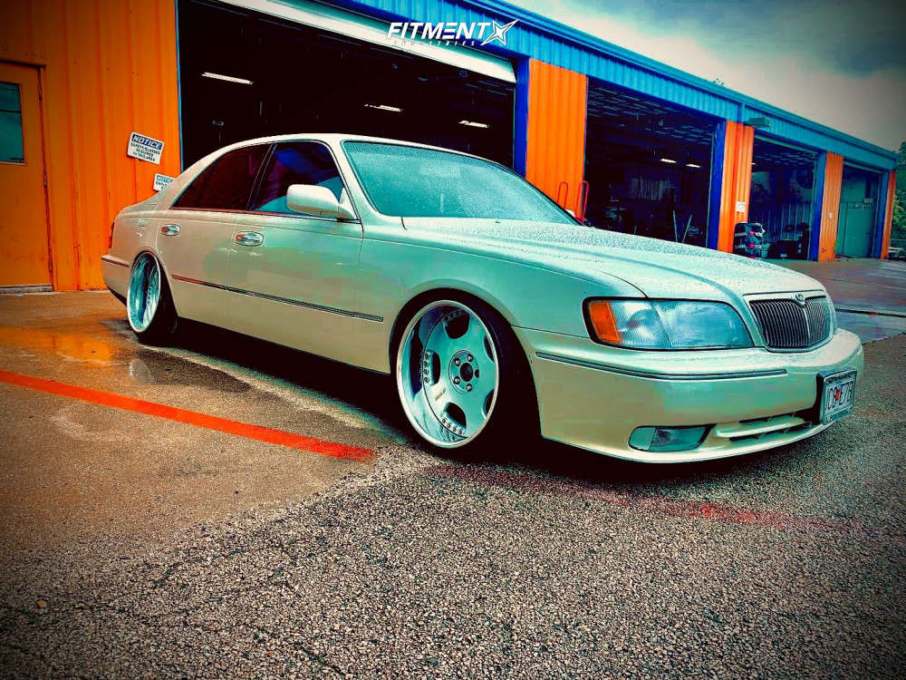 1998 INFINITI Q45 Base with 19x10.5 Work Euroline DZ and Venom Power ...