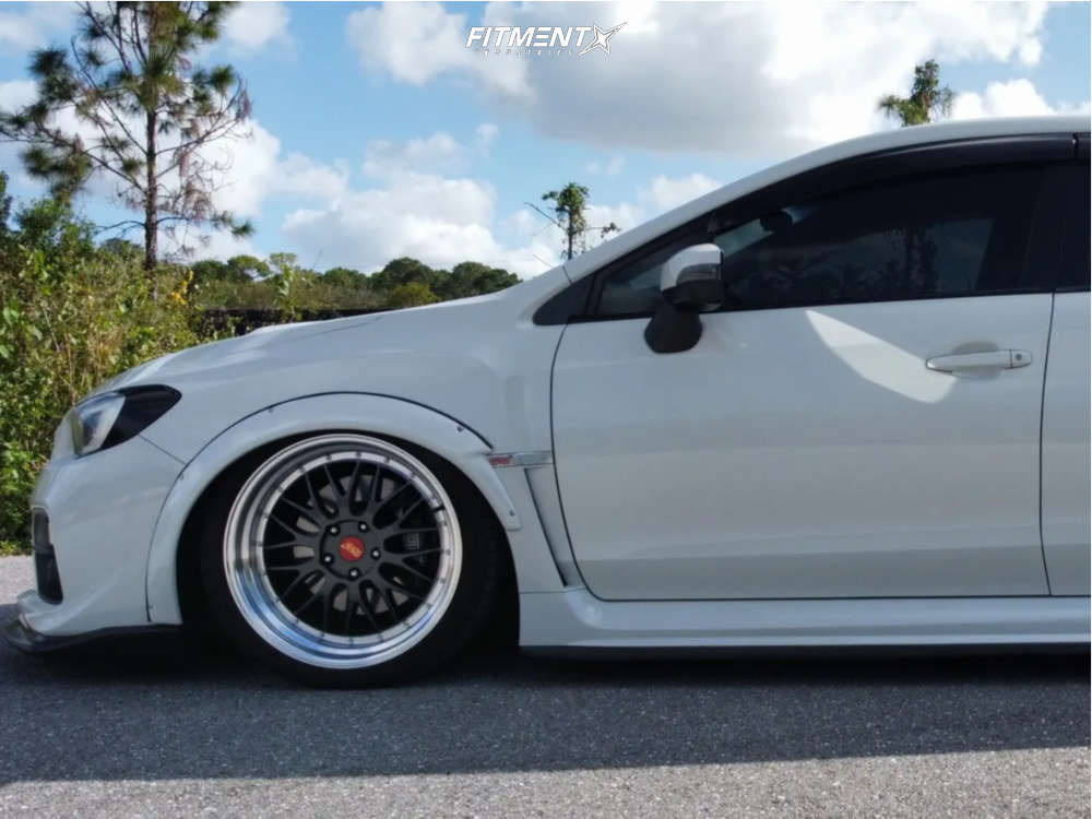 2015 Subaru WRX STI Base with 19x8.5 ESR SR05 and Sumitomo 245x35 on Air Suspension | 2212427 ...
