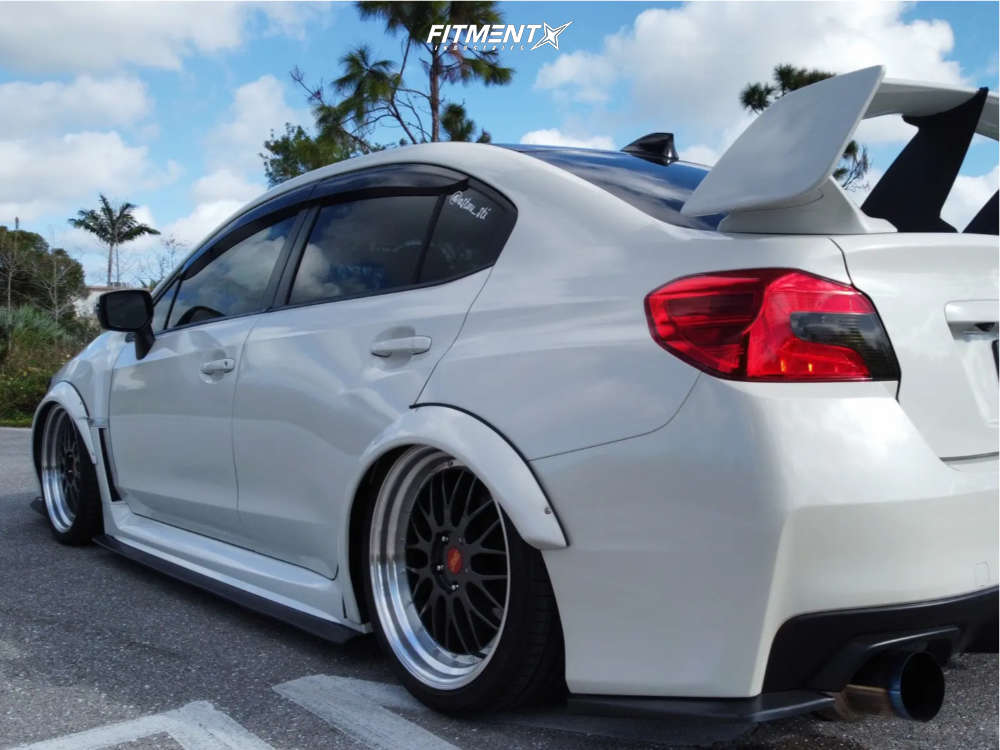 2015 Subaru WRX STI Base with 19x8.5 ESR SR05 and Sumitomo 245x35 on Air Suspension | 2212427 ...