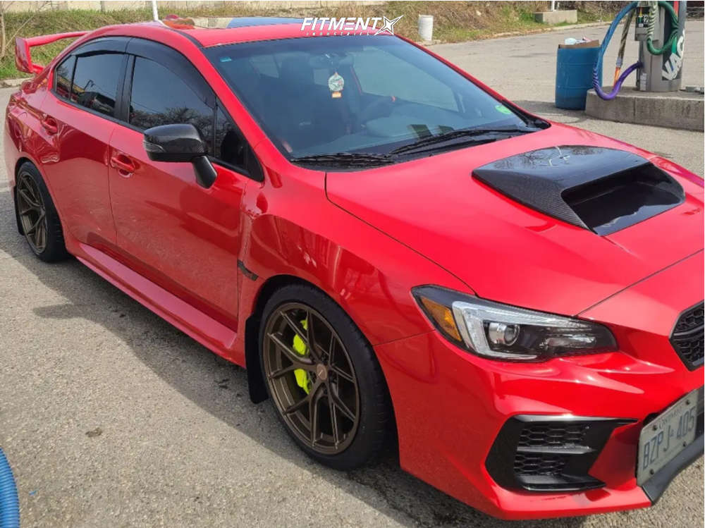 2021 Subaru WRX STI Sport-tech with 18x9.5 Superspeed Rf05rr and ...