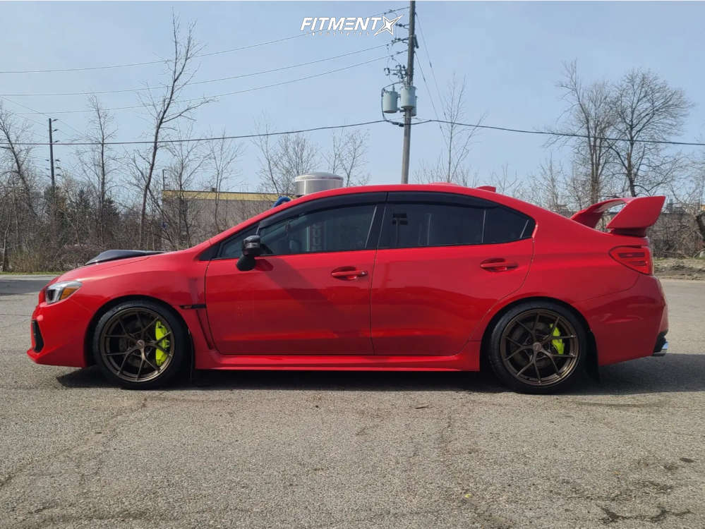 2021 Subaru WRX STI Sport-tech with 18x9.5 Superspeed Rf05rr and ...