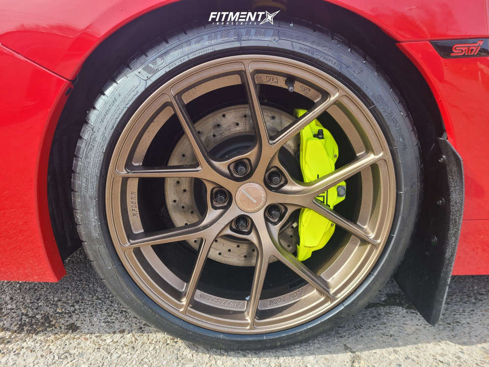 2021 Subaru WRX STI Sport-tech with 18x9.5 Superspeed Rf05rr and ...