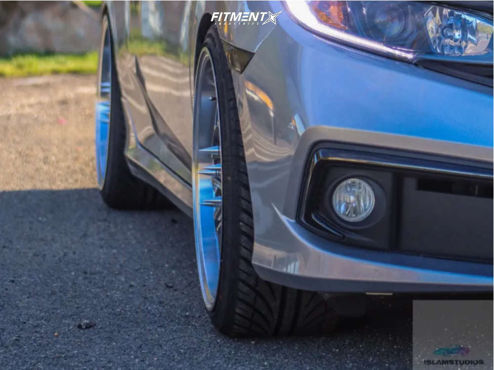 2020 Honda Civic Sport with 19x9.5 Option Lab S718 and Venom Power ...