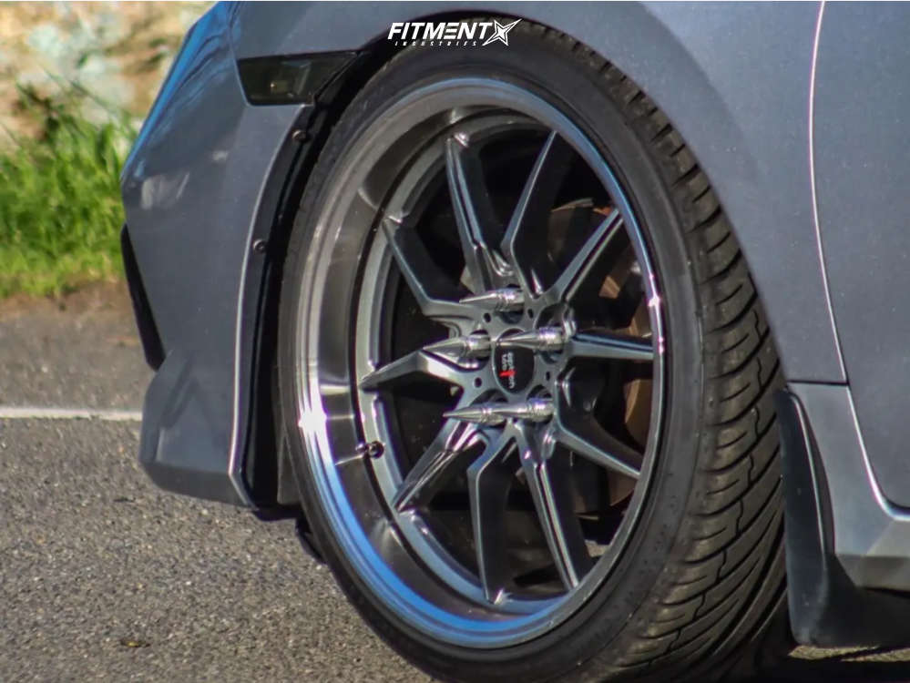 2020 Honda Civic Sport with 19x9.5 Option Lab S718 and Venom Power ...