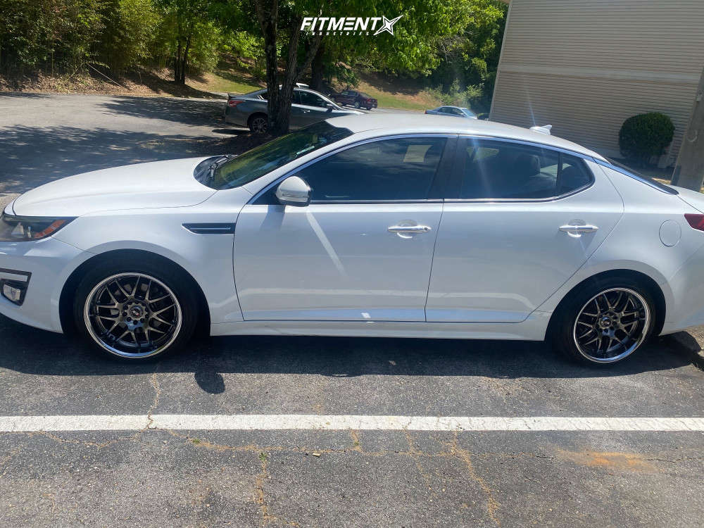 2015 Kia Optima LX with 18x9 XXR 526 and Vercelli 225x40 on Stock ...