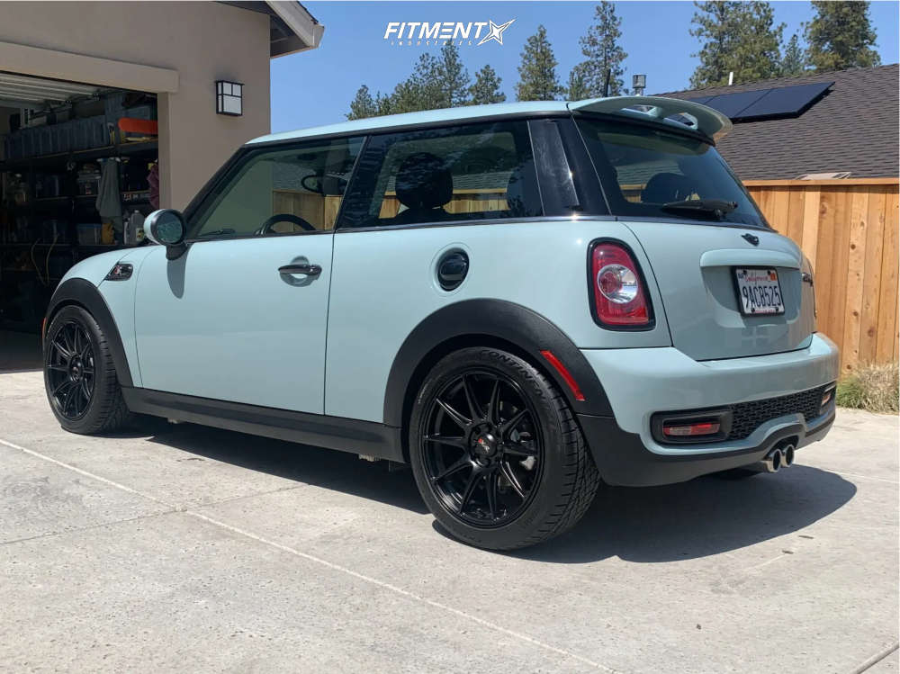 2011 Mini Cooper S with 17x7.5 XXR 527 and Continental 215x45 on ...