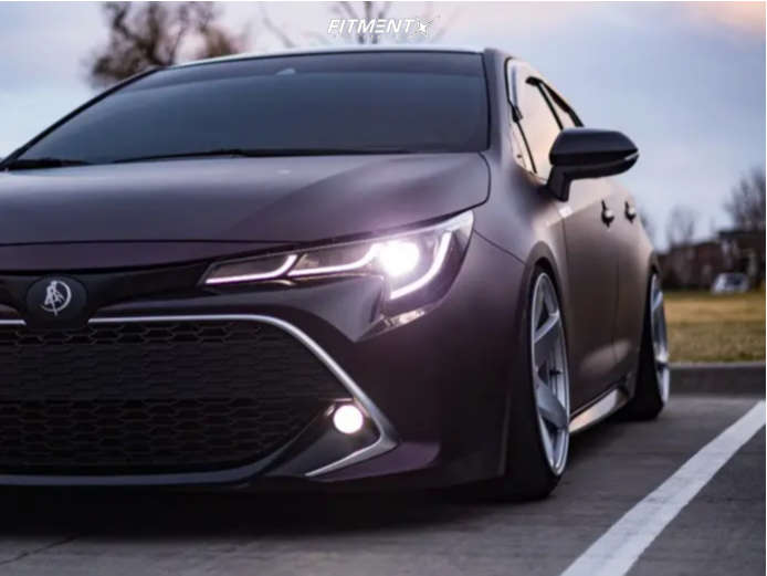2020 Toyota Corolla XSE with 18x9.5 Heritage Imola Monoc and Goodtrip ...