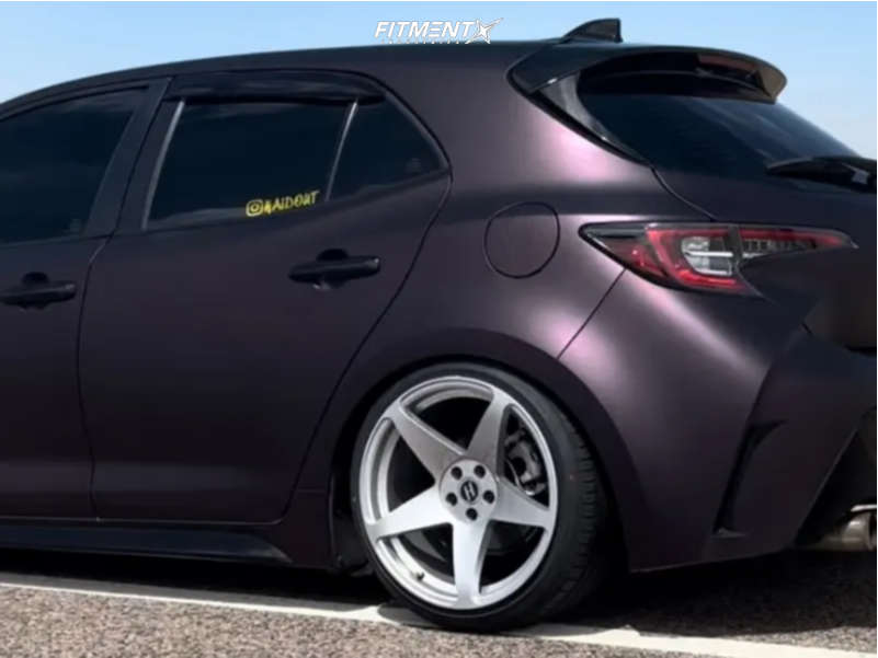 2020 Toyota Corolla XSE with 18x9.5 Heritage Imola Monoc and Goodtrip ...
