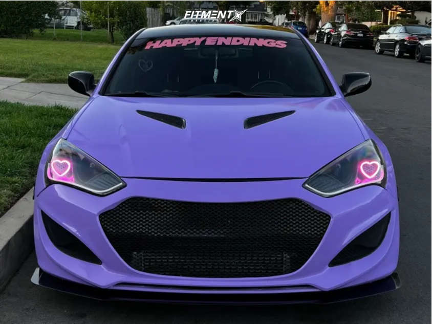 2013 Hyundai Genesis Coupe 2.0T with 18x9.5 Anovia Elder and Federal ...