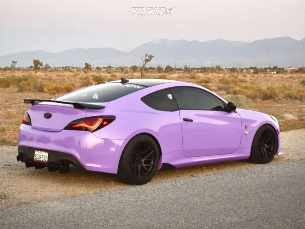 2013 Hyundai Genesis Coupe 2.0T with 18x9.5 Anovia Elder and Federal ...