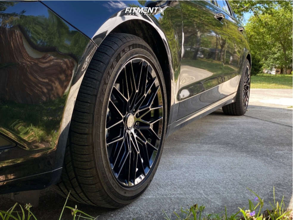 2014 Ford Fusion SE with 18x8 DRW D21 and Goodyear 245x40 on Stock ...