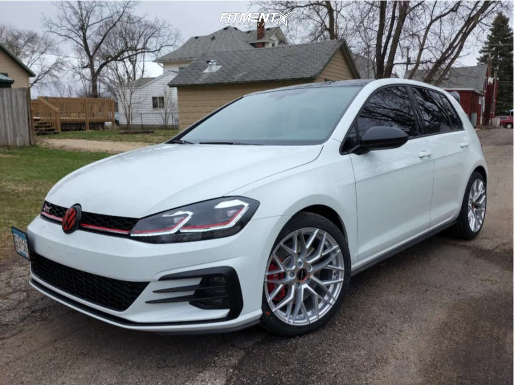 2021 Volkswagen GTI S with 18x8.5 AVID1 SL03 and Yokohama 235x40 on Stock Suspension | 2218520 ...