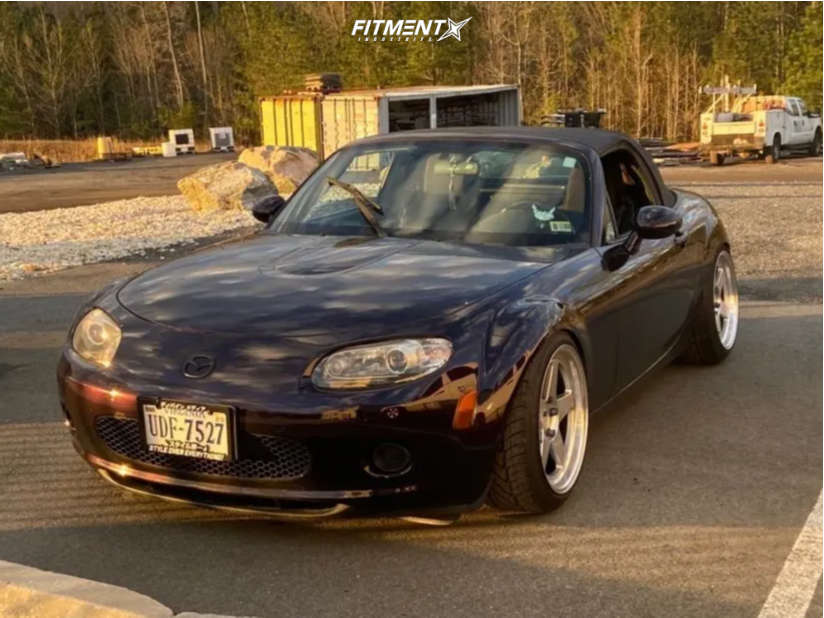 2006 Mazda MX-5 Miata Base with 17x9 Kansei Knp and Nitto 215x40 on ...