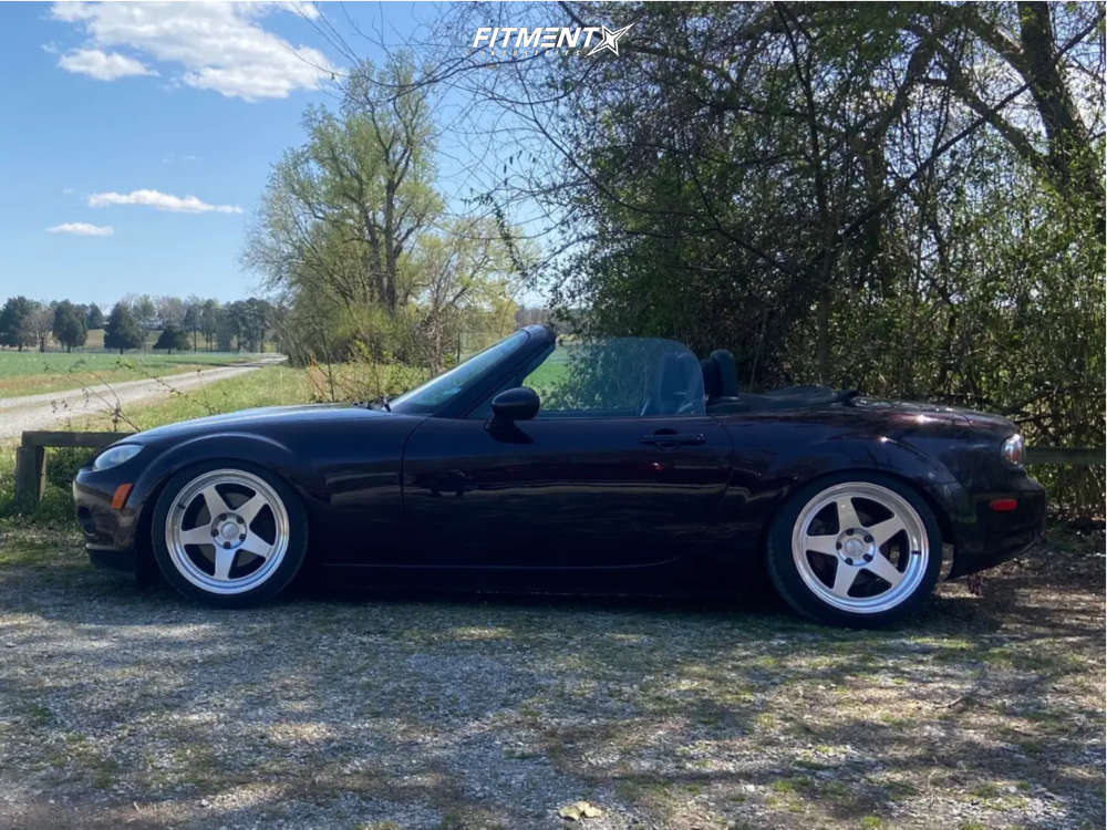 2006 Mazda MX-5 Miata Base with 17x9 Kansei Knp and Nitto 215x40 on ...