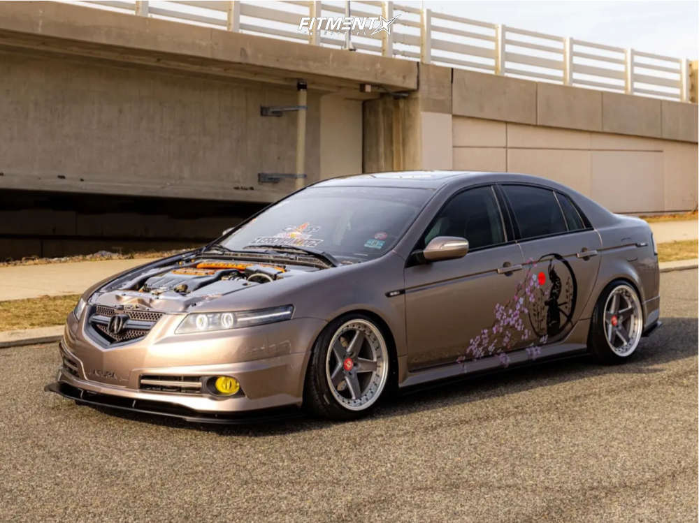 2007 Acura TL Base with 18x10.5 VIP Modular FF550 and General 235x40 on ...