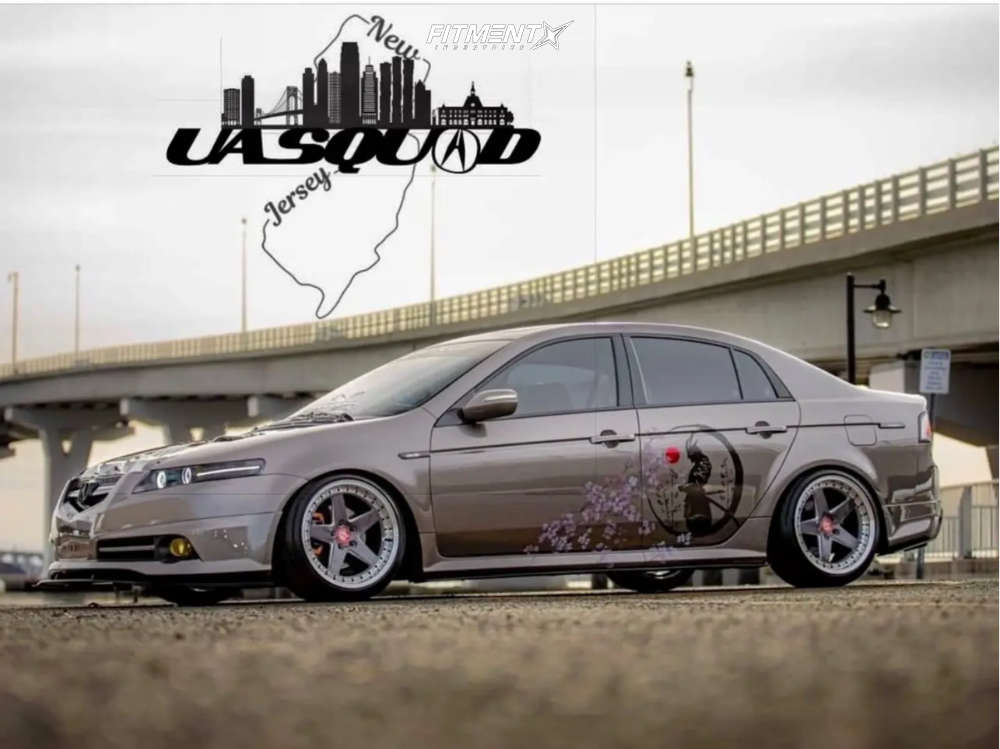 2007 Acura TL Base with 18x10.5 VIP Modular FF550 and General 235x40 on ...