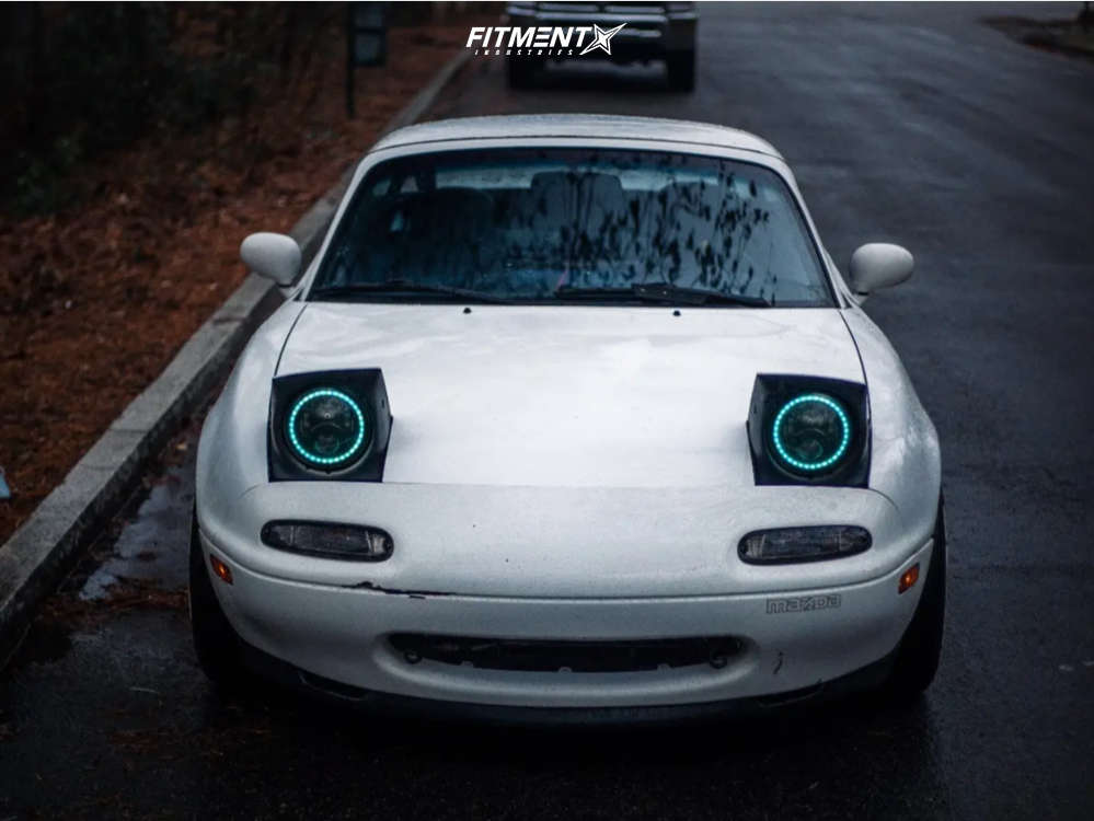 1990 Mazda Miata Base with 15x8 Advanti Racing Storm S1 and Nitto ...