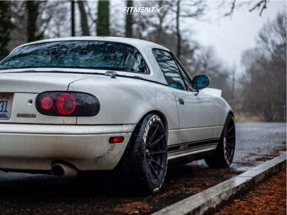 1990 Mazda Miata Base with 15x8 Advanti Racing Storm S1 and Nitto ...