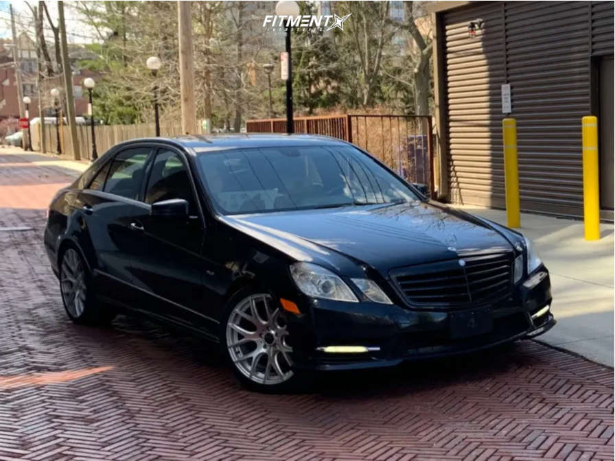 2012 Mercedes-Benz E350 4Matic with 19x8.5 Alzor 040 and Point S 255x35 ...