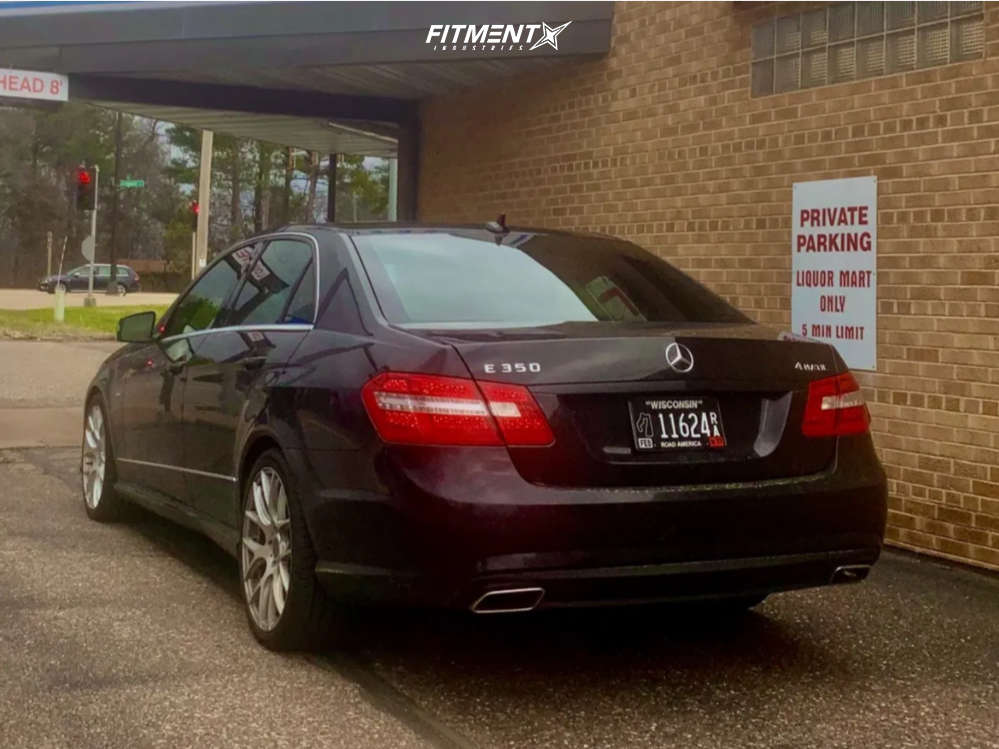 2012 Mercedes-Benz E350 4Matic with 19x8.5 Alzor 040 and Point S 255x35 ...