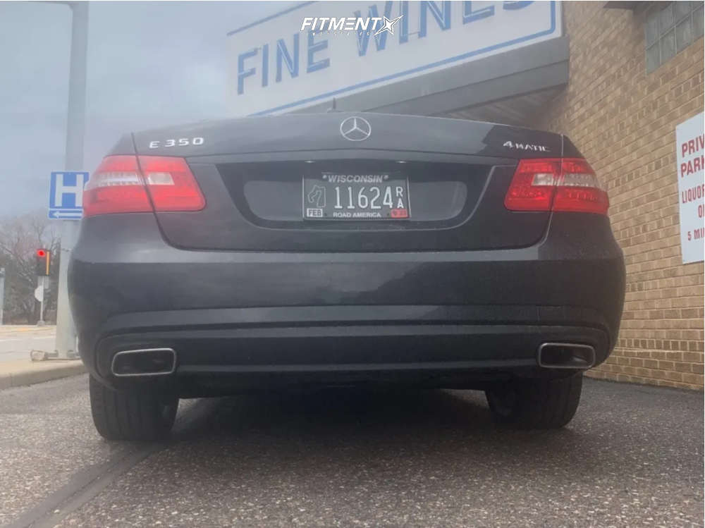 2012 Mercedes-Benz E350 4Matic with 19x8.5 Alzor 040 and Point S 255x35 ...