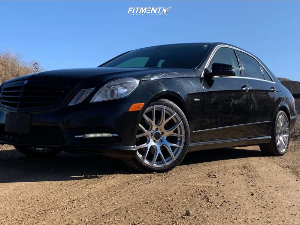 2012 Mercedes-Benz E350 4Matic with 19x8.5 Alzor 040 and Point S 255x35 ...