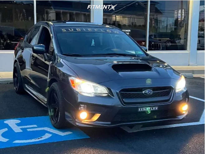 2015 Subaru WRX Premium with 18x9.5 Aodhan Ds05 and Lexani 235x40 on ...