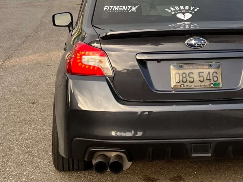 2015 Subaru WRX Premium with 18x9.5 Aodhan Ds05 and Lexani 235x40 on ...