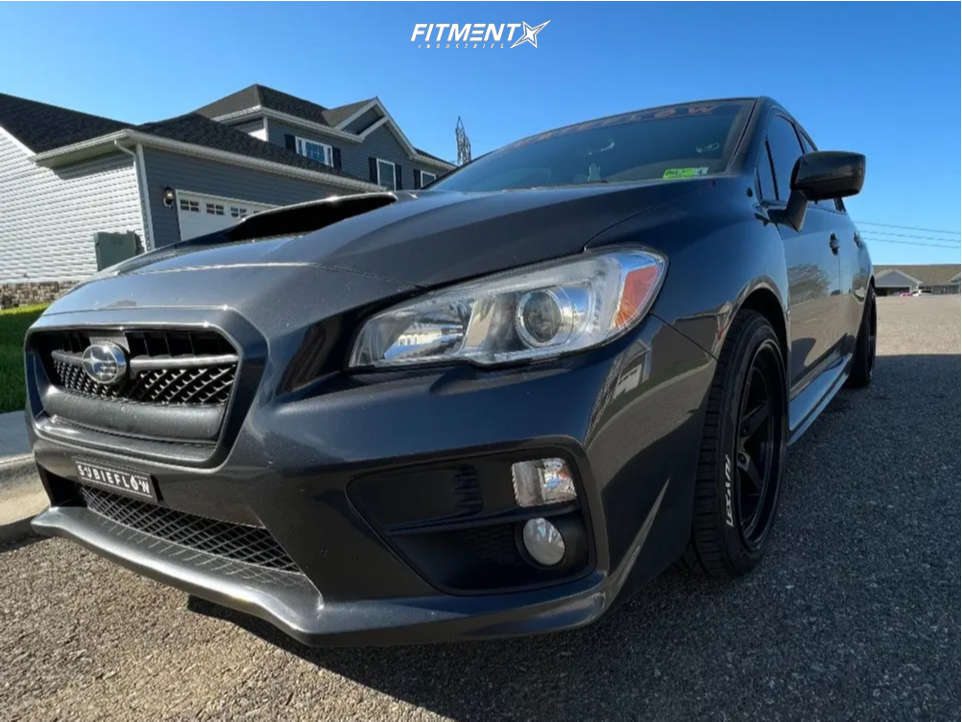 2015 Subaru WRX Premium with 18x9.5 Aodhan Ds05 and Lexani 235x40 on ...