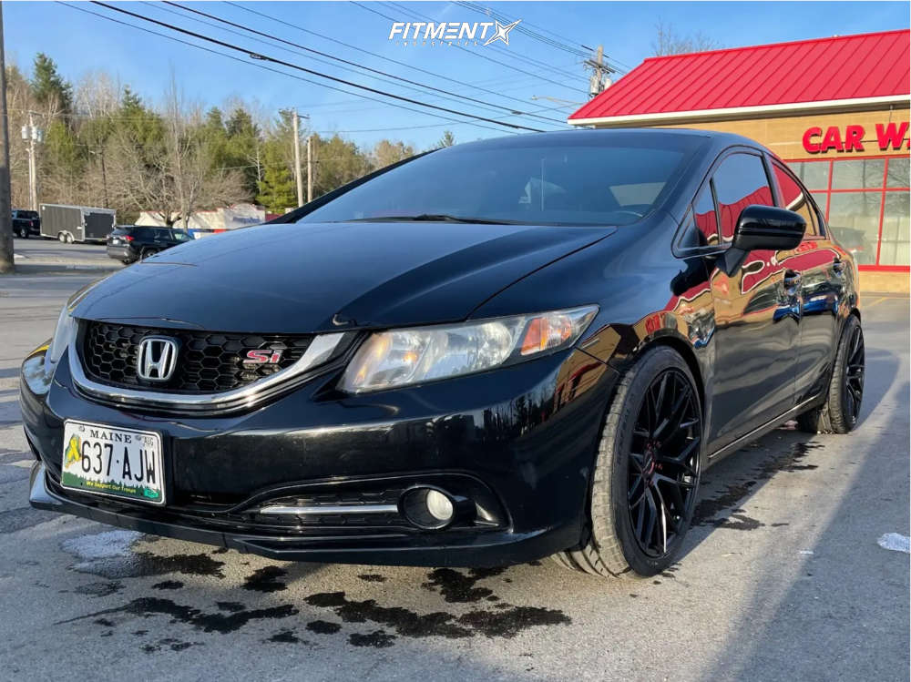 2014 Honda Civic Si with 18x9.5 AVID1 SL03 and General 245x40 on ...