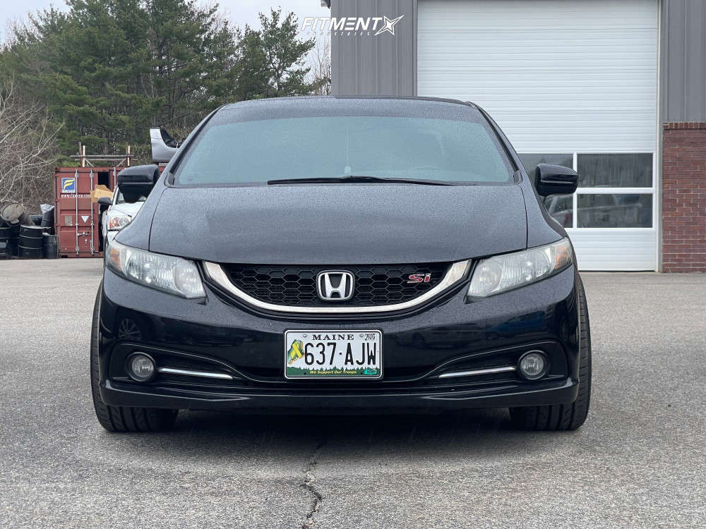 2014 Honda Civic Si with 18x9.5 AVID1 SL03 and General 245x40 on ...