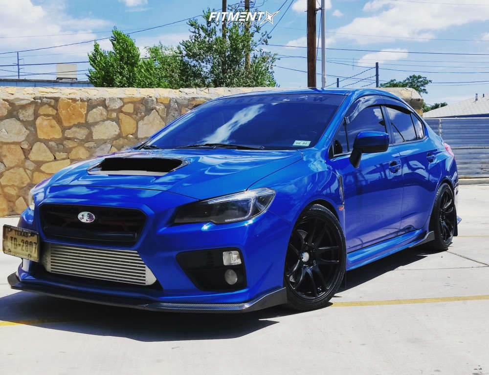 2016 Subaru WRX Premium with 18x9.5 ESR Sr08 and Cosmo 265x35 on ...