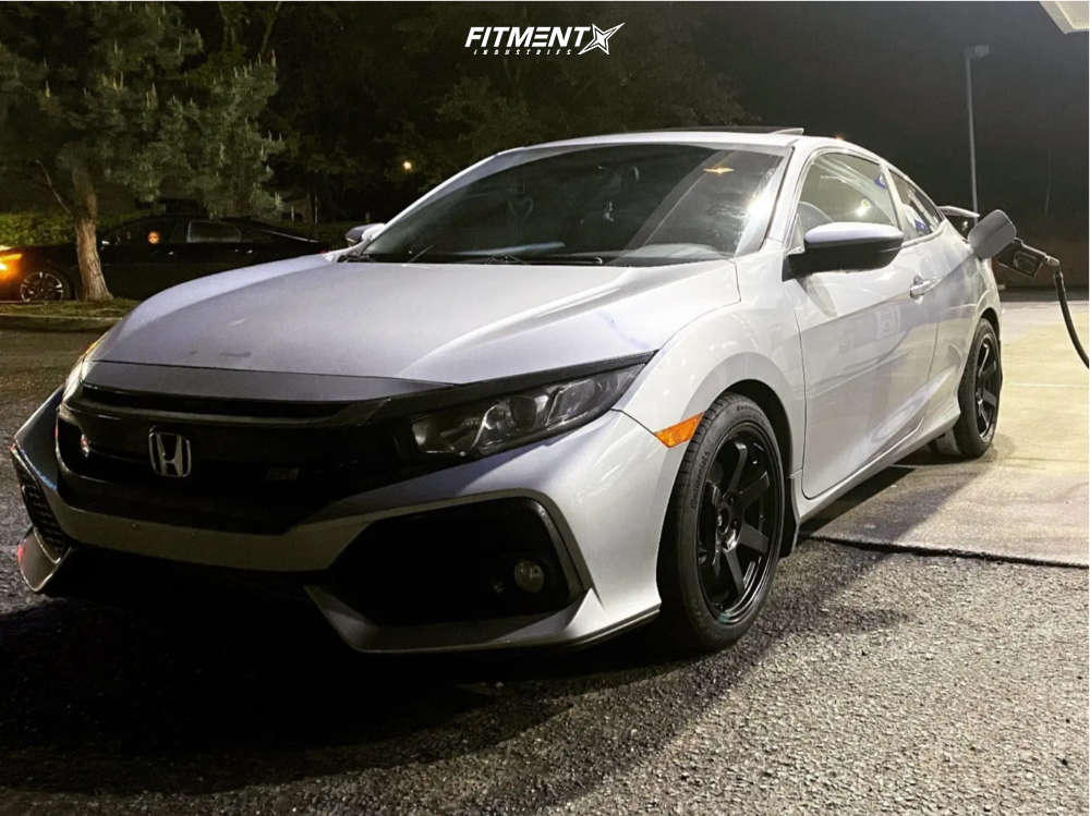 2018 Honda Civic Si with 18x8.5 AVID1 AV6 and Continental 235x40 on ...