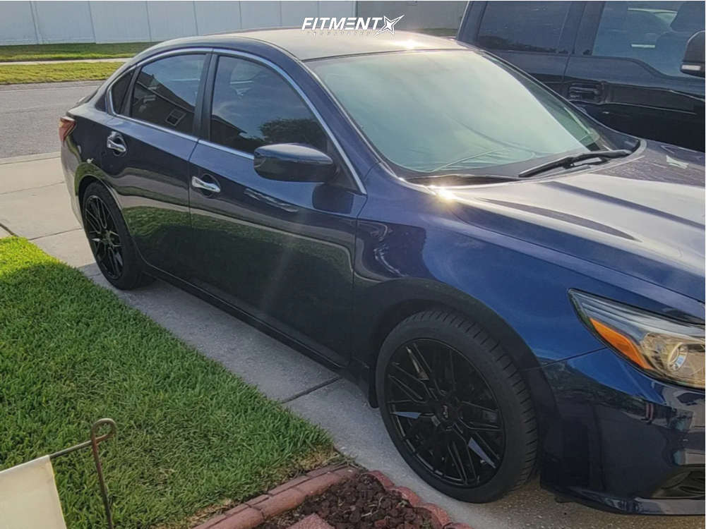 2018 Nissan Altima SR with 19x8.5 Niche Gamma and Continental 245x40 on ...