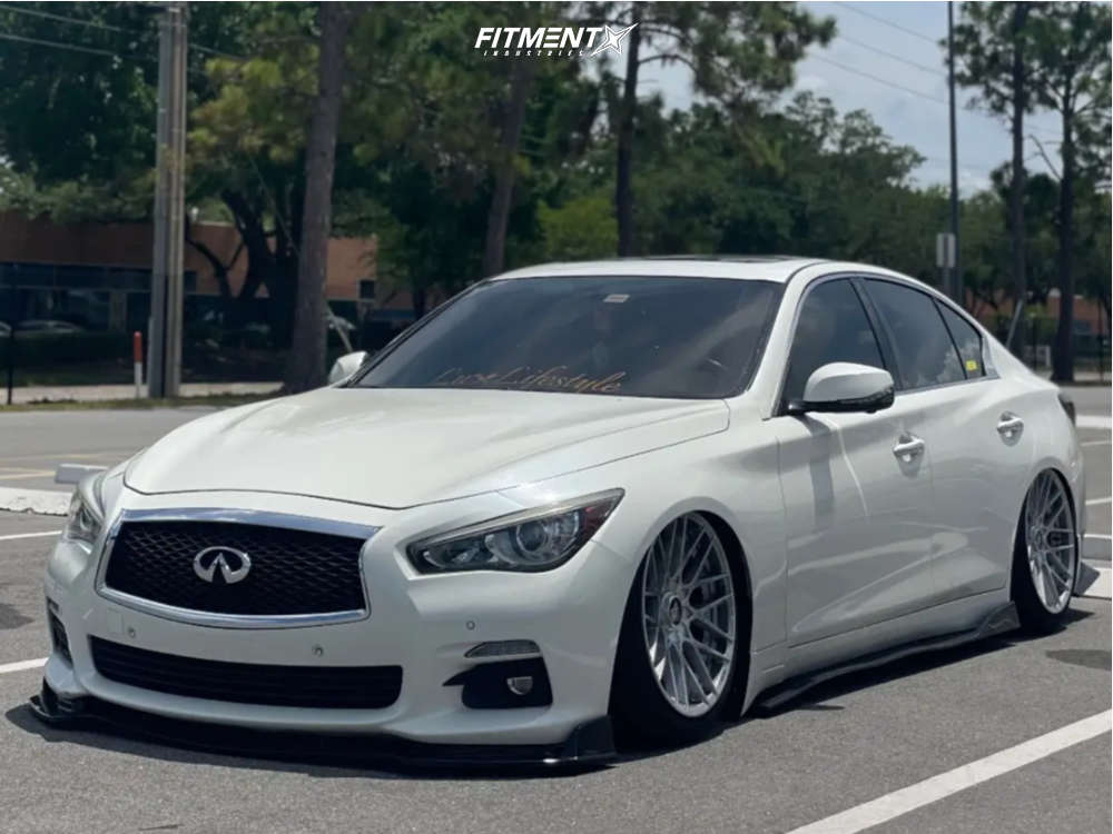 2016 INFINITI Q50 Premium with 19x10 Rotiform Rse and Vercelli 245x40 ...