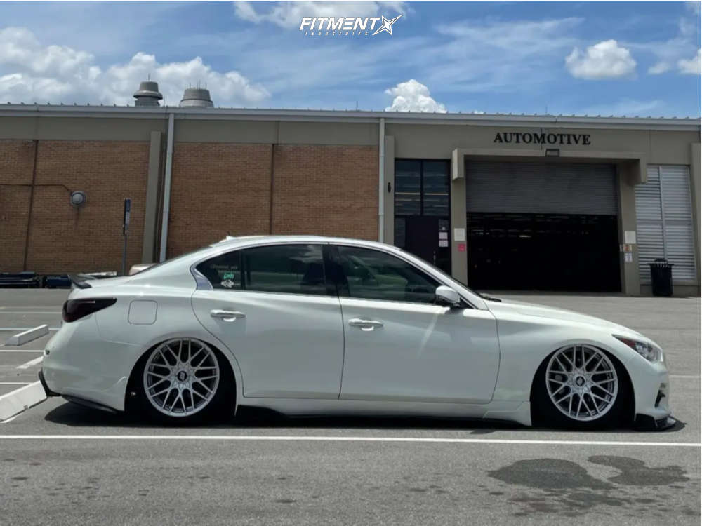 2016 INFINITI Q50 Premium with 19x10 Rotiform Rse and Vercelli 245x40 ...