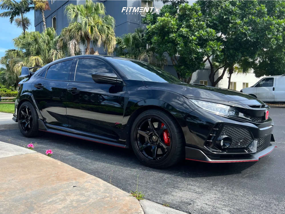 2019 Honda Civic Type R with 18x9.5 Enkei T6r and Falken 265x35 on ...